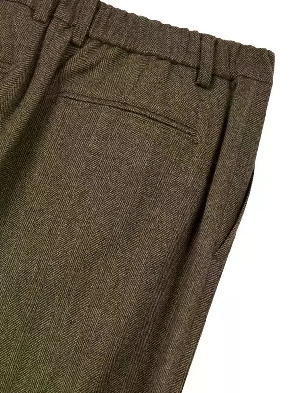 STUDIO TOMBOY Herringbone Pleated Trousers