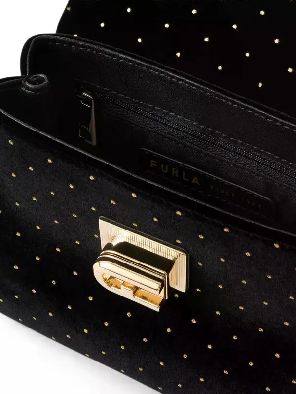 Furla Stud-embellished Top-handle Tote Bag