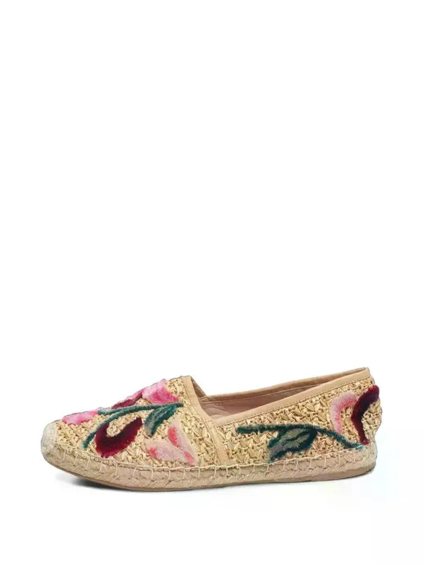 Ermanno Scervino Floral Espadrilles - Neutrals