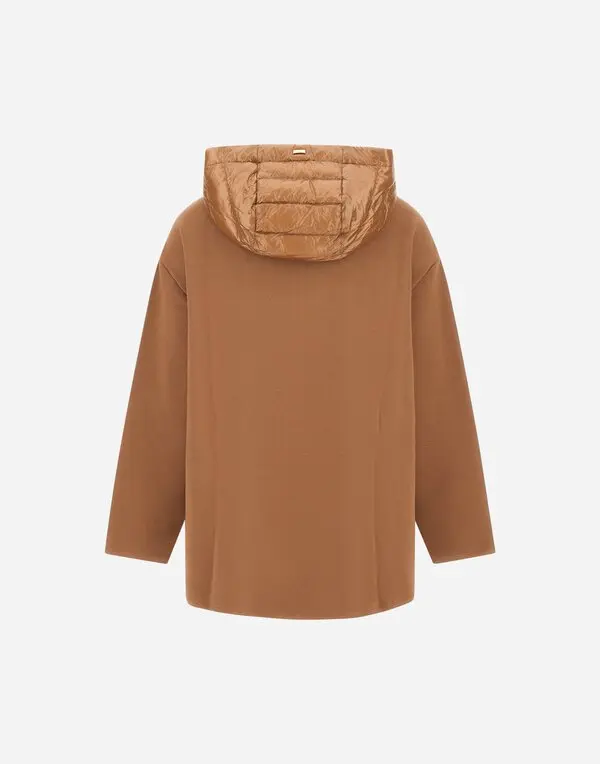 Herno Hooded Jacket In Pure Cotton And Nylon Ultralight