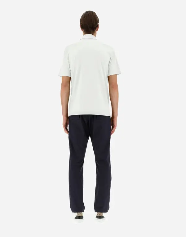 Herno Jersey Crepe Polo Shirt