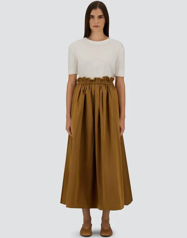 Herno New Techno Taffeta Skirt