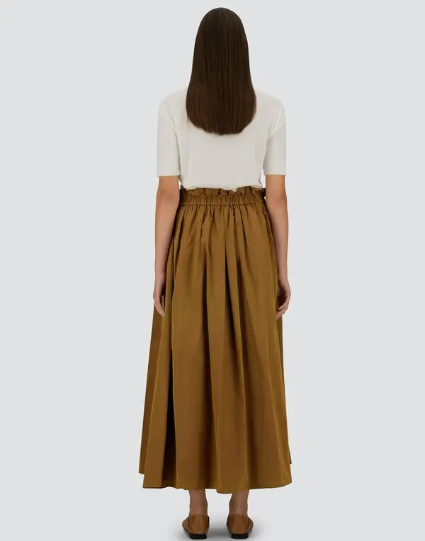 Herno New Techno Taffeta Skirt