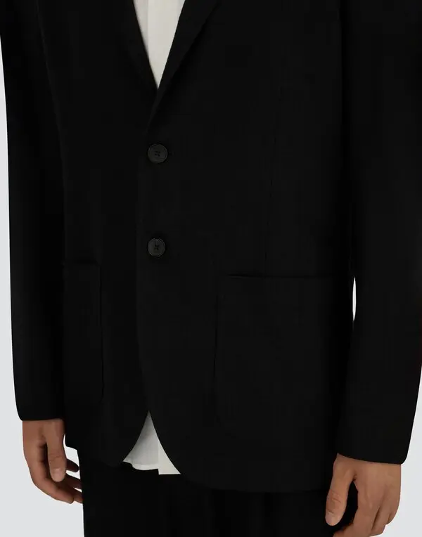 Herno Blazer In Slubbing Linen