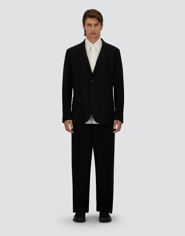 Herno Blazer In Slubbing Linen
