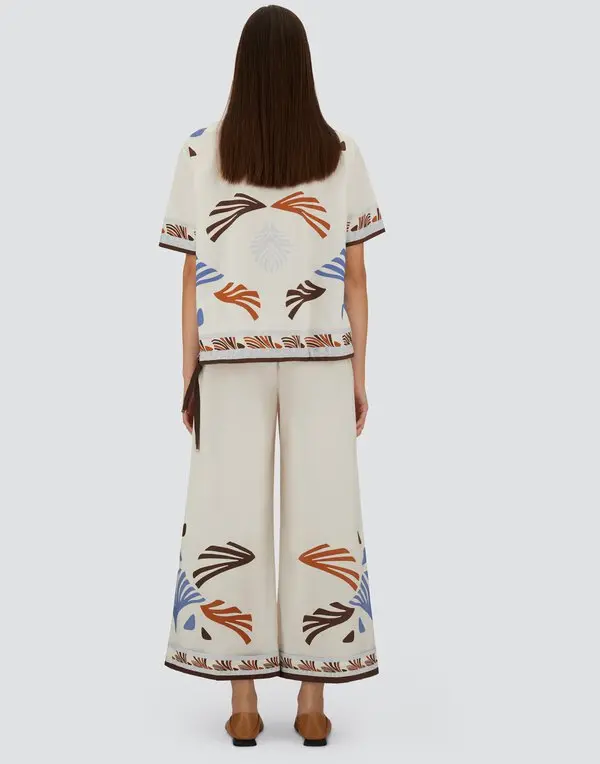 Herno Top In Summer Print Cotton