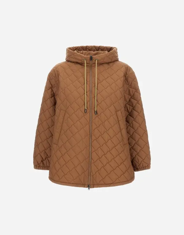 Herno A-shape Jacket In Ecoage - Camel