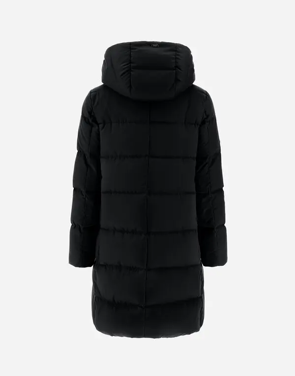 Herno A-shape Jacket In Arendelle And New Lady Faux Fur