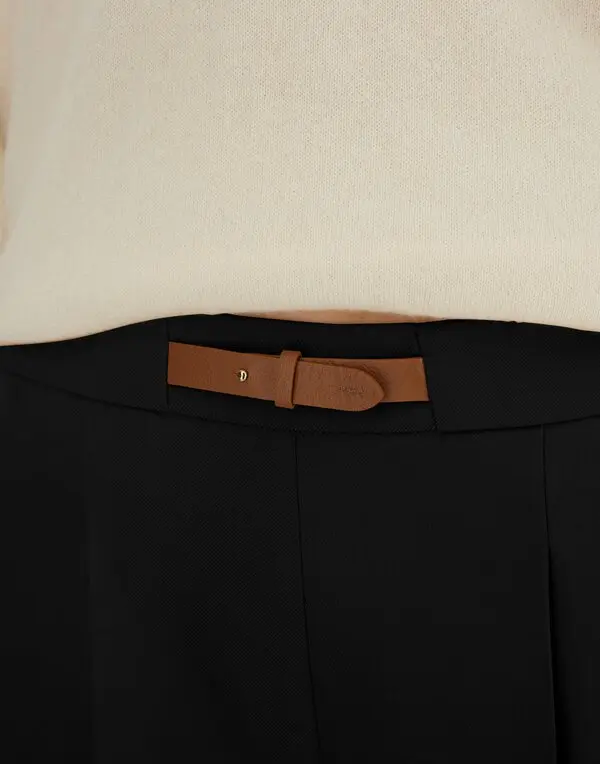 Herno Trousers In Fluid Wool