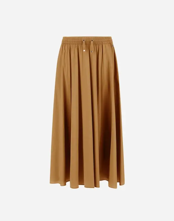 Herno Light Nylon Stretch Skirt - Camel