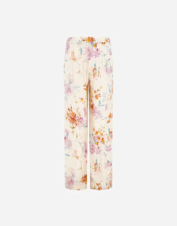 Herno Trousers In Floral Print