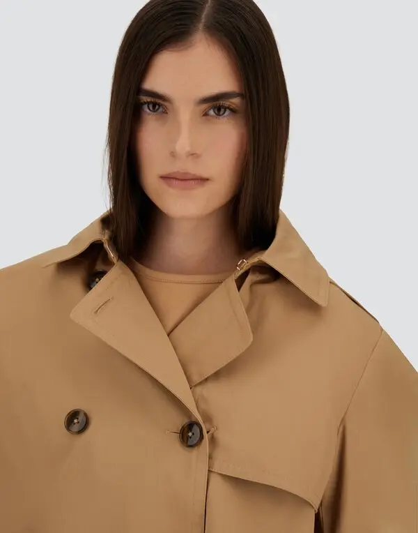 Herno Pea Coat In Dean