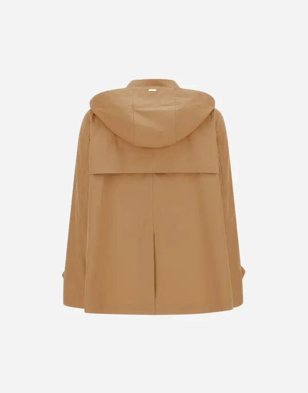 Herno Pea Coat In Dean