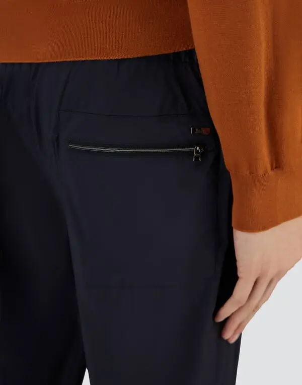 Herno Resort Trousers In Lightweight Stretch Nylon