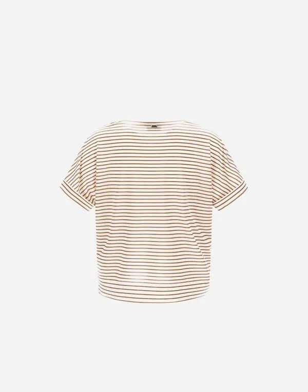 Herno T-shirt In Glam Knit Effect