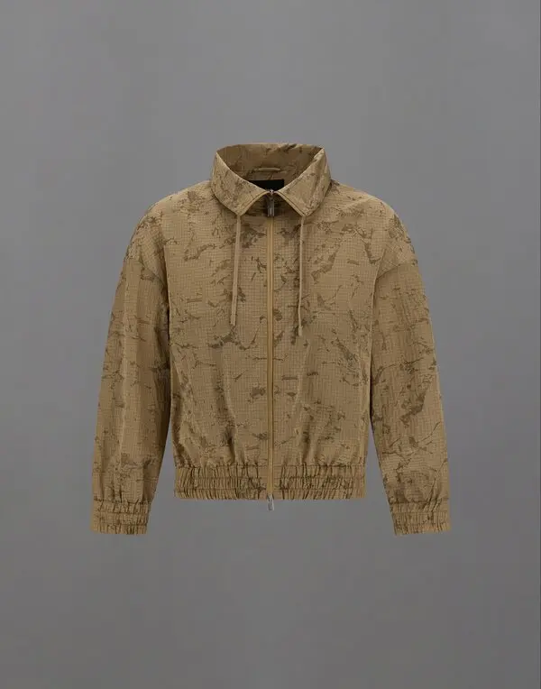 Herno Jacket In Water Jacquard