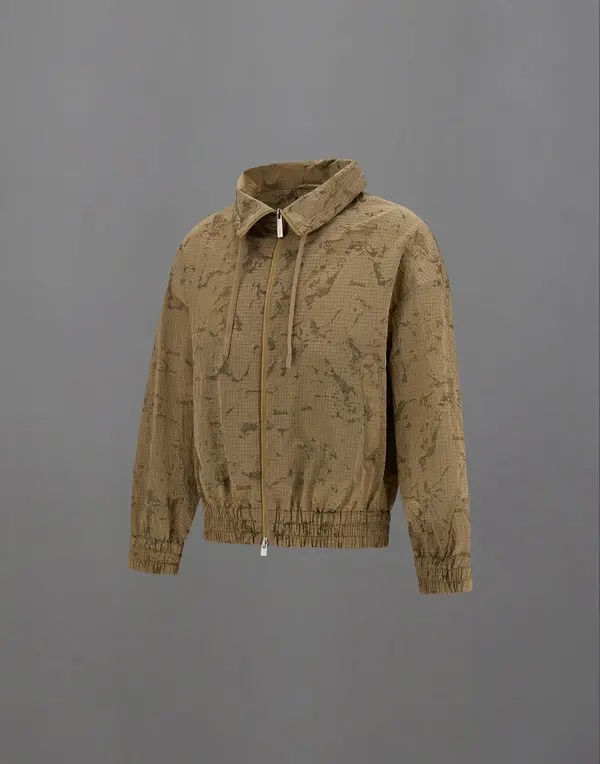 Herno Jacket In Water Jacquard