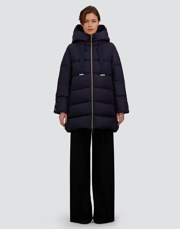 Herno A-shape Jacket In Satin
