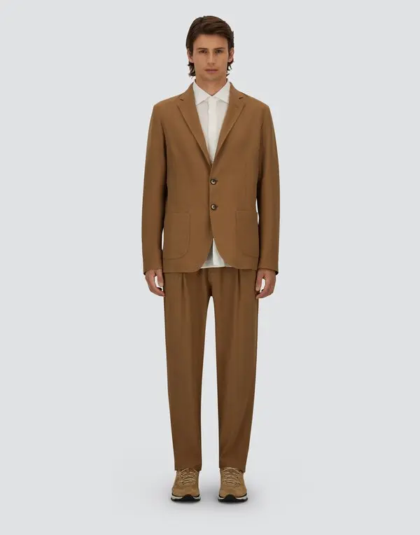 Herno Blazer In Cotton Linen Popeline