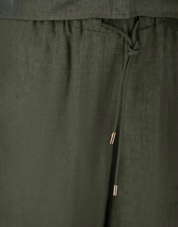 Herno Trousers In New Linen