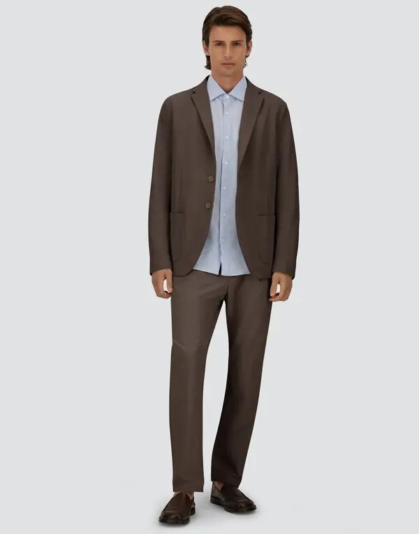 Herno Seer-crease Blazer - Brown