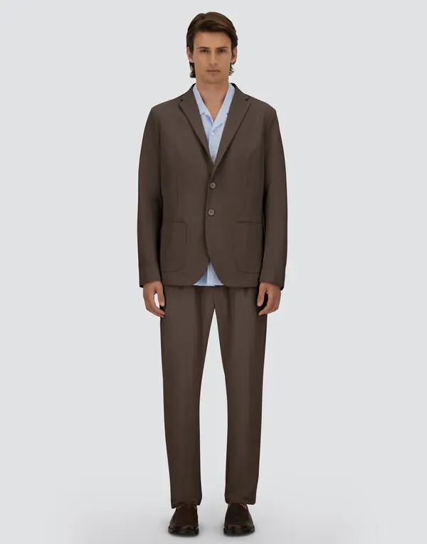Herno Seer-crease Blazer - Brown
