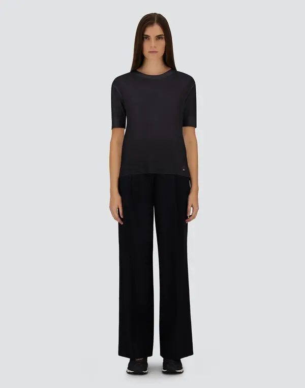 Herno T-shirt In Glam Knit Effect