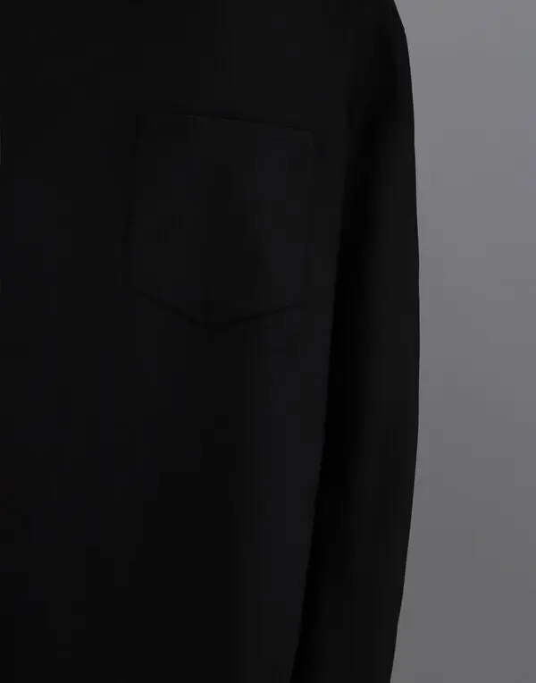 Herno Shirt In Wool Touch - Black