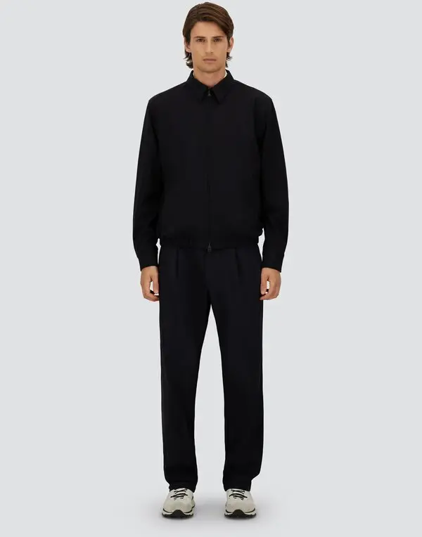Herno Shacket In Lightweight Diagonal