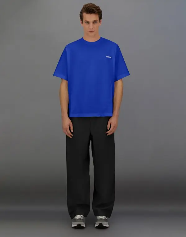 Herno T-shirt In Compact Jersey With Graphic