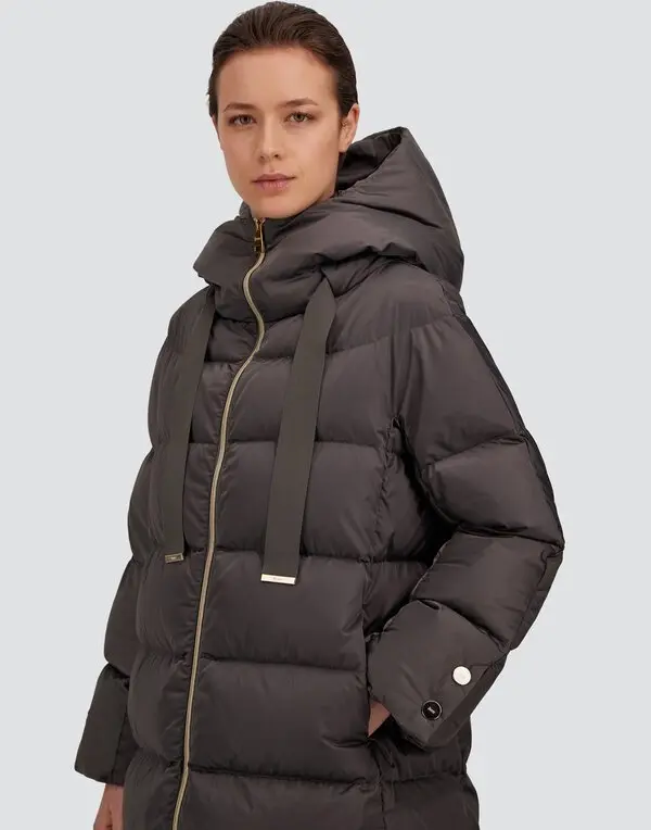 Herno A-shape Jacket In Satin