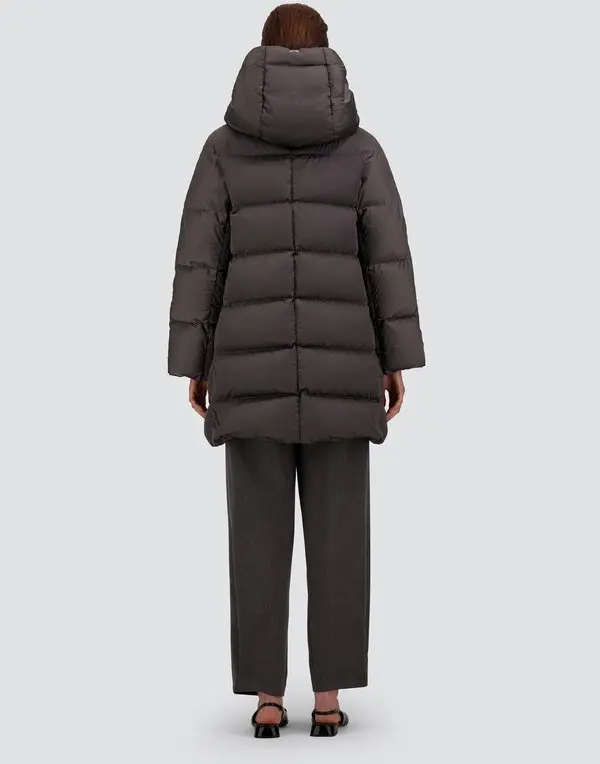 Herno A-shape Jacket In Satin