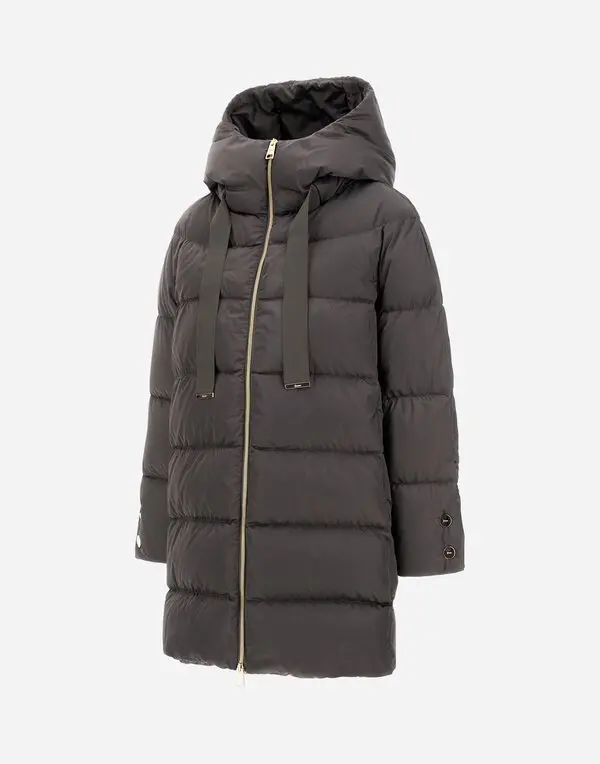 Herno A-shape Jacket In Satin