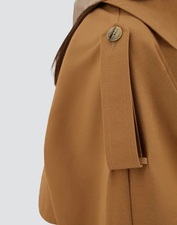 Herno Trench Coat In Nylon Gabardine