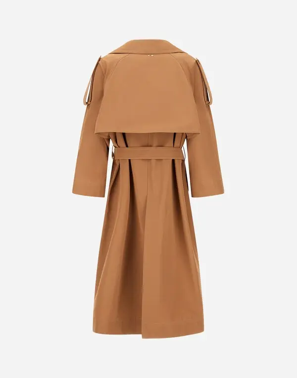 Herno Trench Coat In Nylon Gabardine