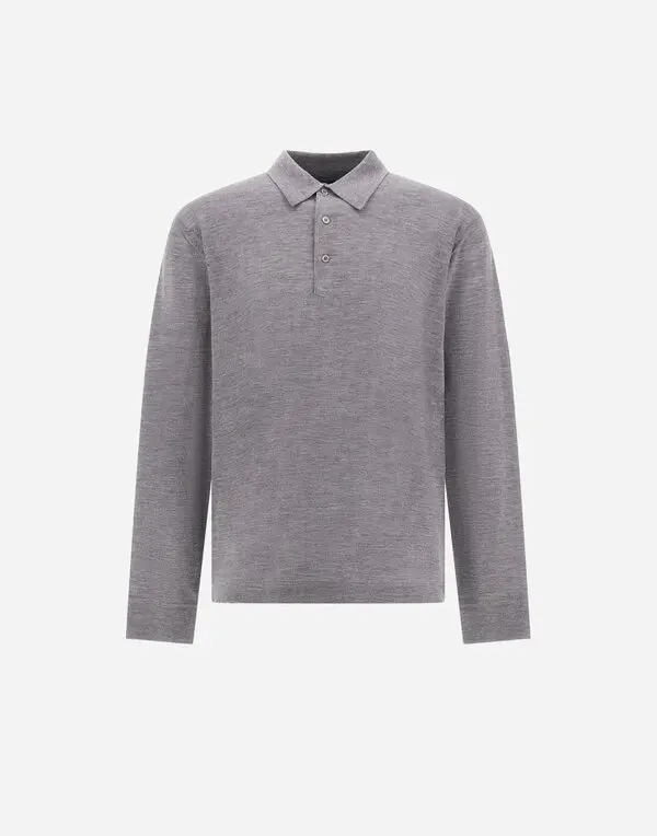Herno Polo Shirt In Pure Cashmere