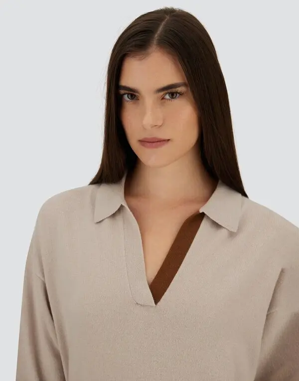 Herno Polo Shirt In Pure Cashmere
