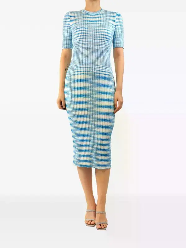 Missoni Rib-knit Midi Dress - Blue
