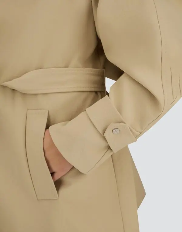 Herno Raincoat In Fresh Crinkle Woven