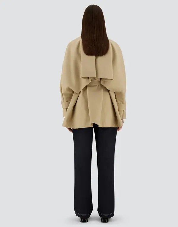 Herno Raincoat In Fresh Crinkle Woven