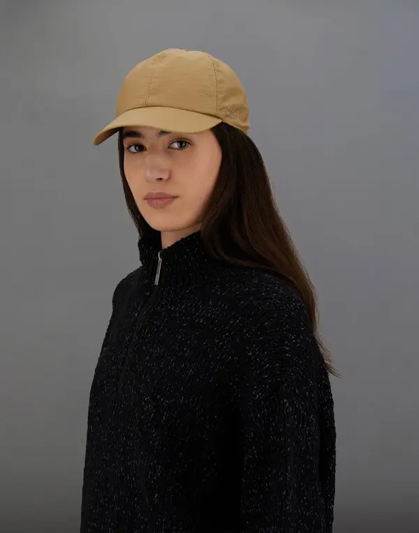 Herno Baseball Cap In Waxed Ripstop