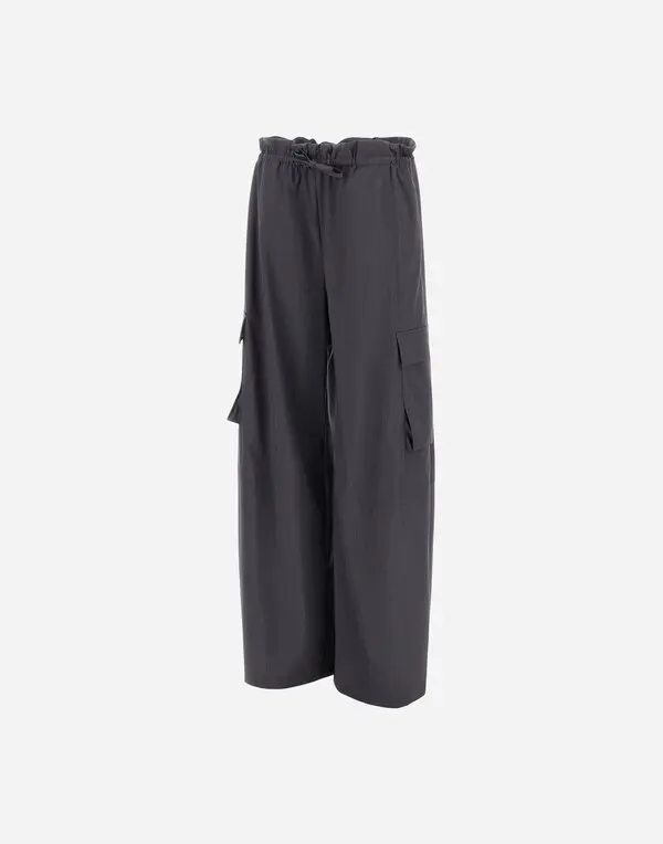 Herno Cargo Trousers In Tech-merino