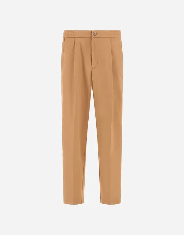 Herno Cotton Feel Trousers - Camel