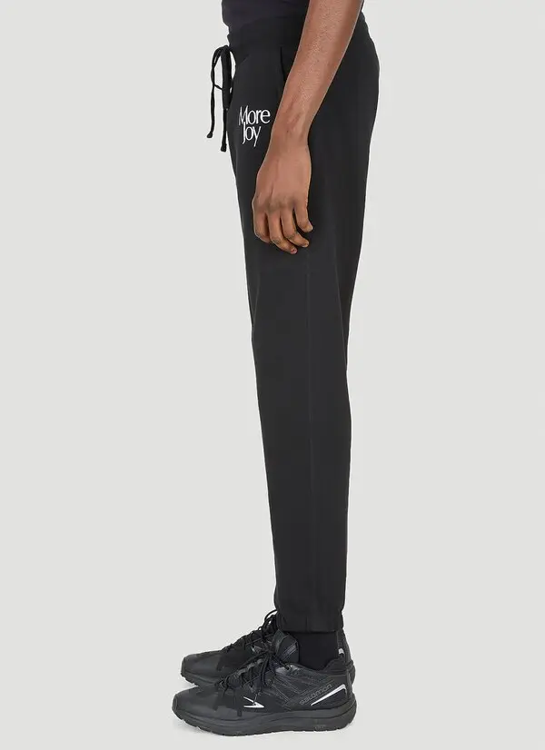 MORE JOY Logo Embroidered Classic Track Pants