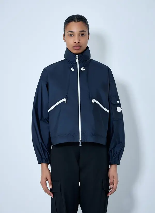 Moncler Marmacy Hooded Rain Jacket - Navy