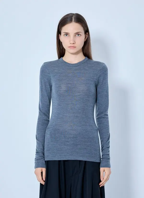 RÓHE Fine Merino Long Sleeve - Grey