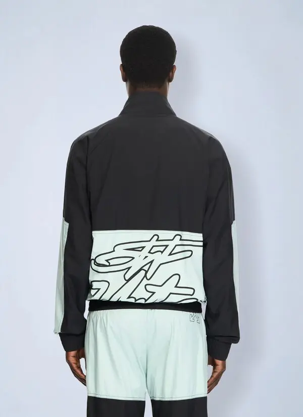 Off-White Marker Nylon Relaxed Tracktop