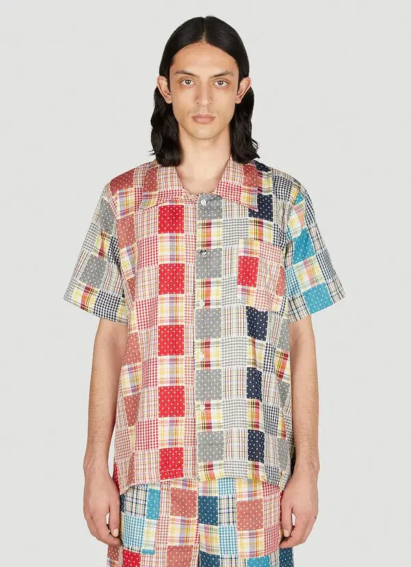 (DI)VISION Patchwork Check Shirt