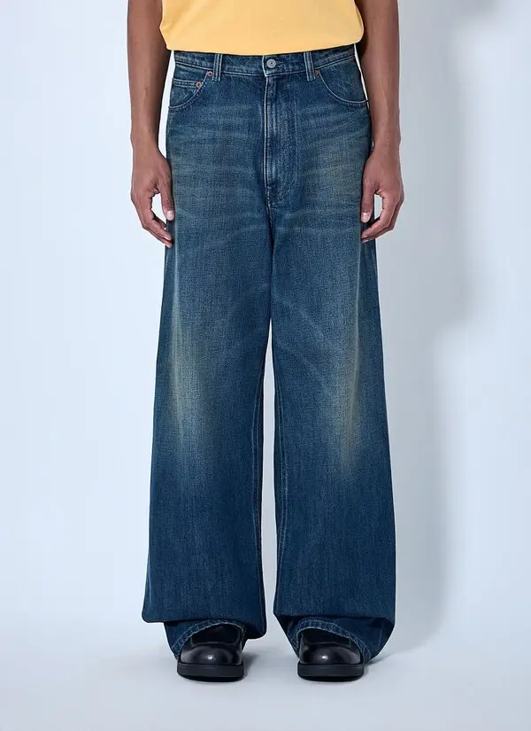 MAISON MARGIELA Wide-leg Denim Trousers