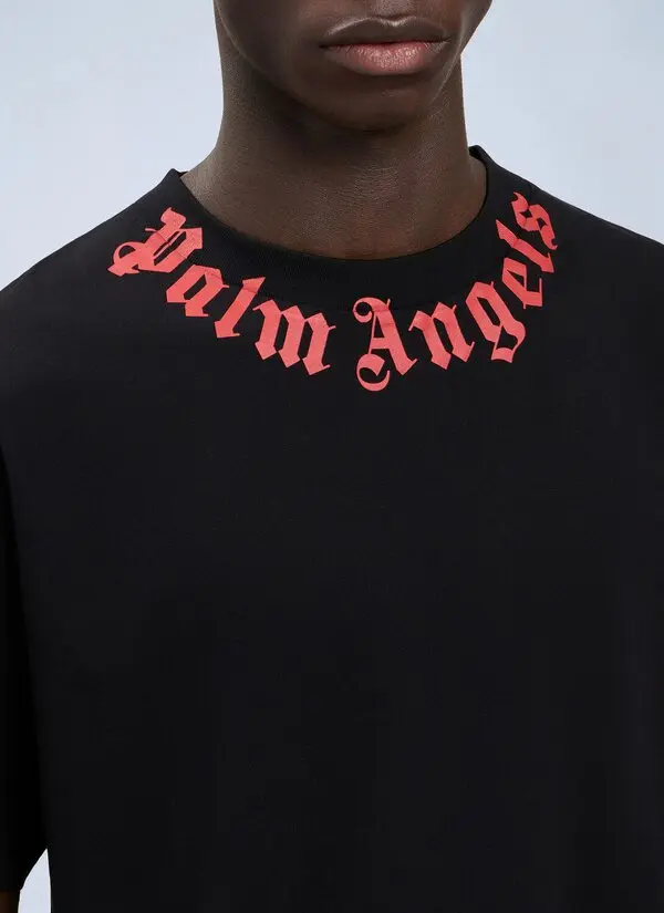 Palm Angels Neck Logo T-shirt